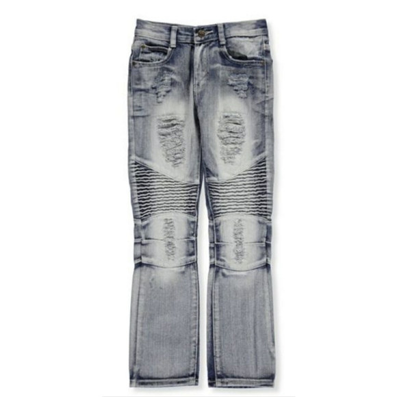 Gs-115 | Bottoms | Gs15 Big Boys Paneled Ice Wash Jeans | Poshmark
